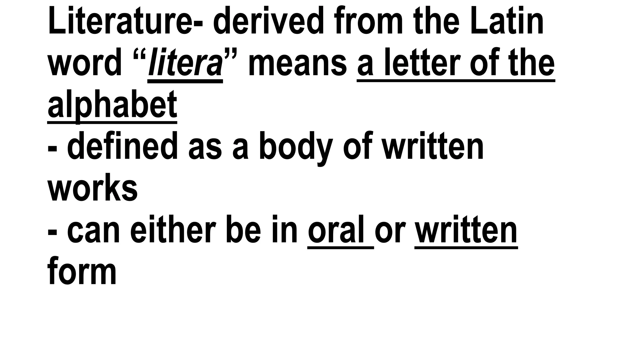 21st Century Literature Quarter 1 Module 1lesson 1 (exploring lit forms ...