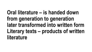 21st Century Literature Quarter 1 Module 1lesson 1 (exploring lit forms ...