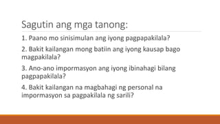 Filipino 3- Nagpapakilala po | PPTX