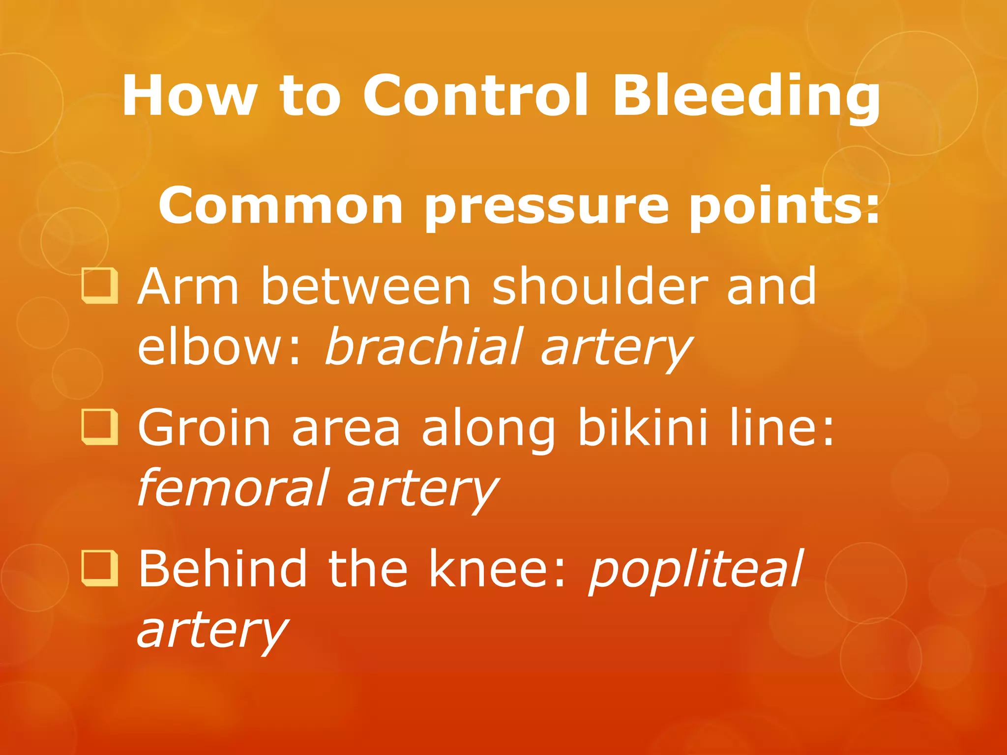 First Aid | PPTX