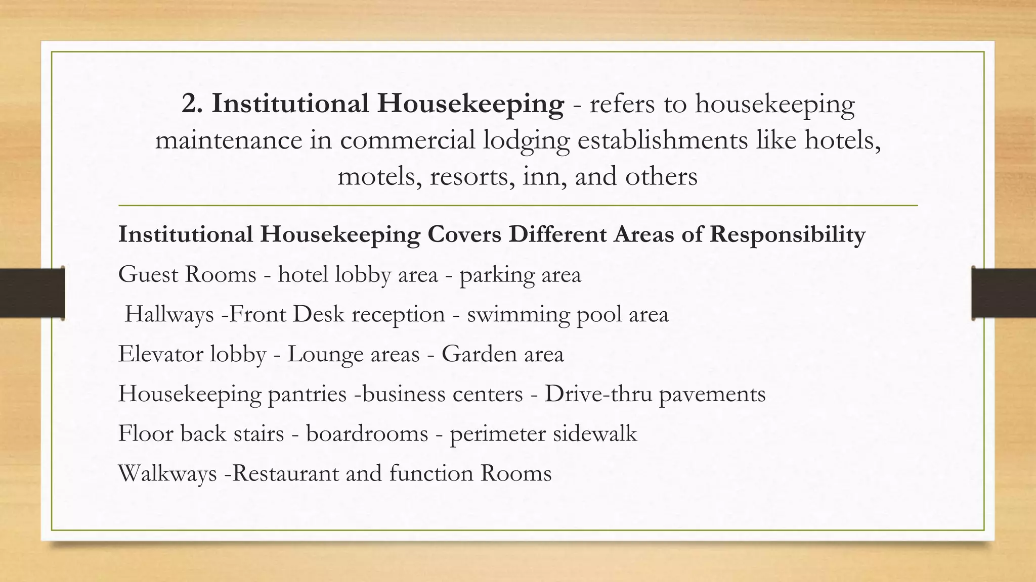 LESSON 1 (FLO) FUNDAMENTALS OF LODGING OPERATIONS.pptx | Hotels and Motels | Travel Type