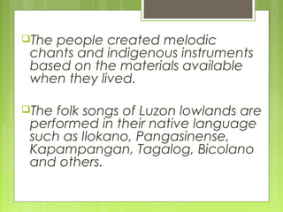 Lesson 1 Folk Song | PPT