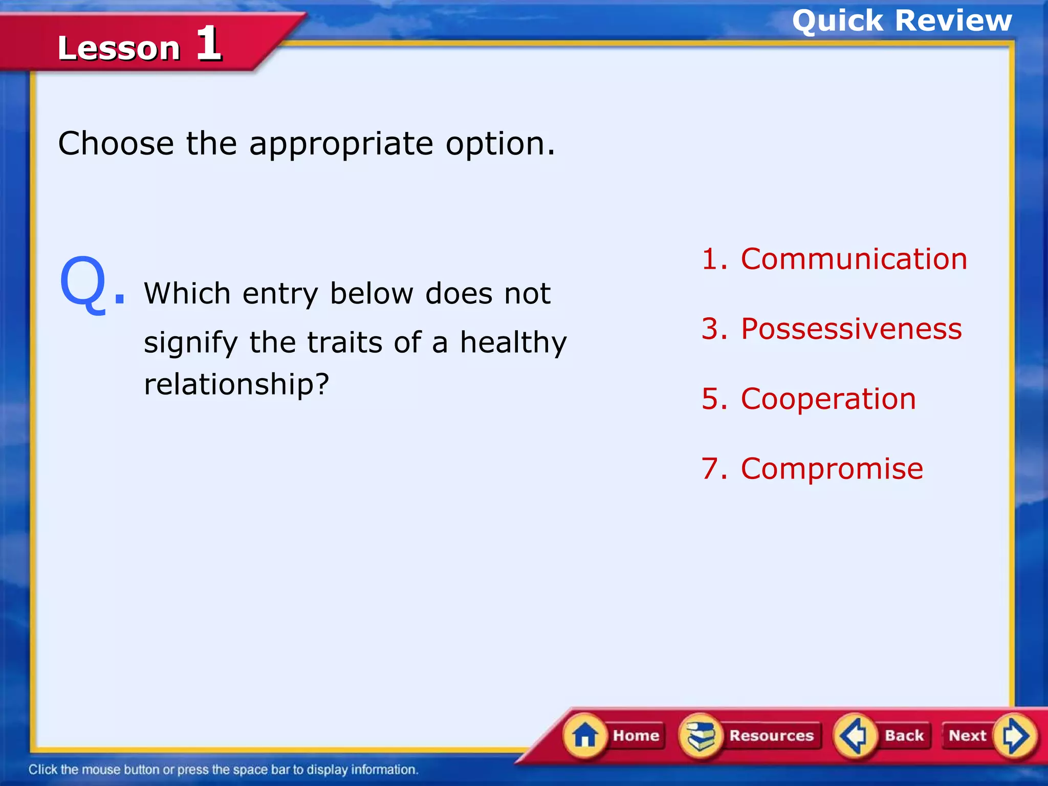 Lesson 1 foundations of healthy relationships | PPT