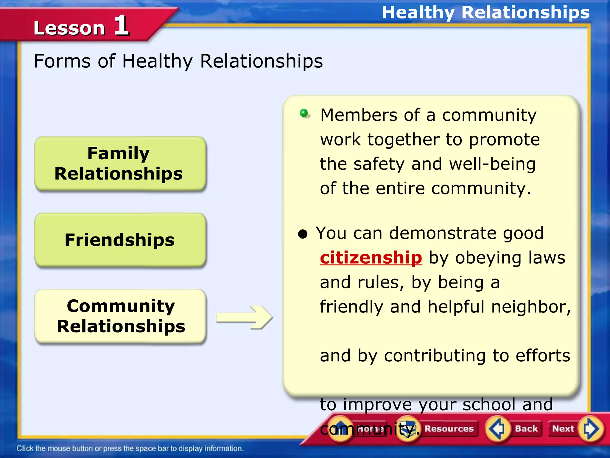 Lesson 1 foundations of healthy relationships | PPT