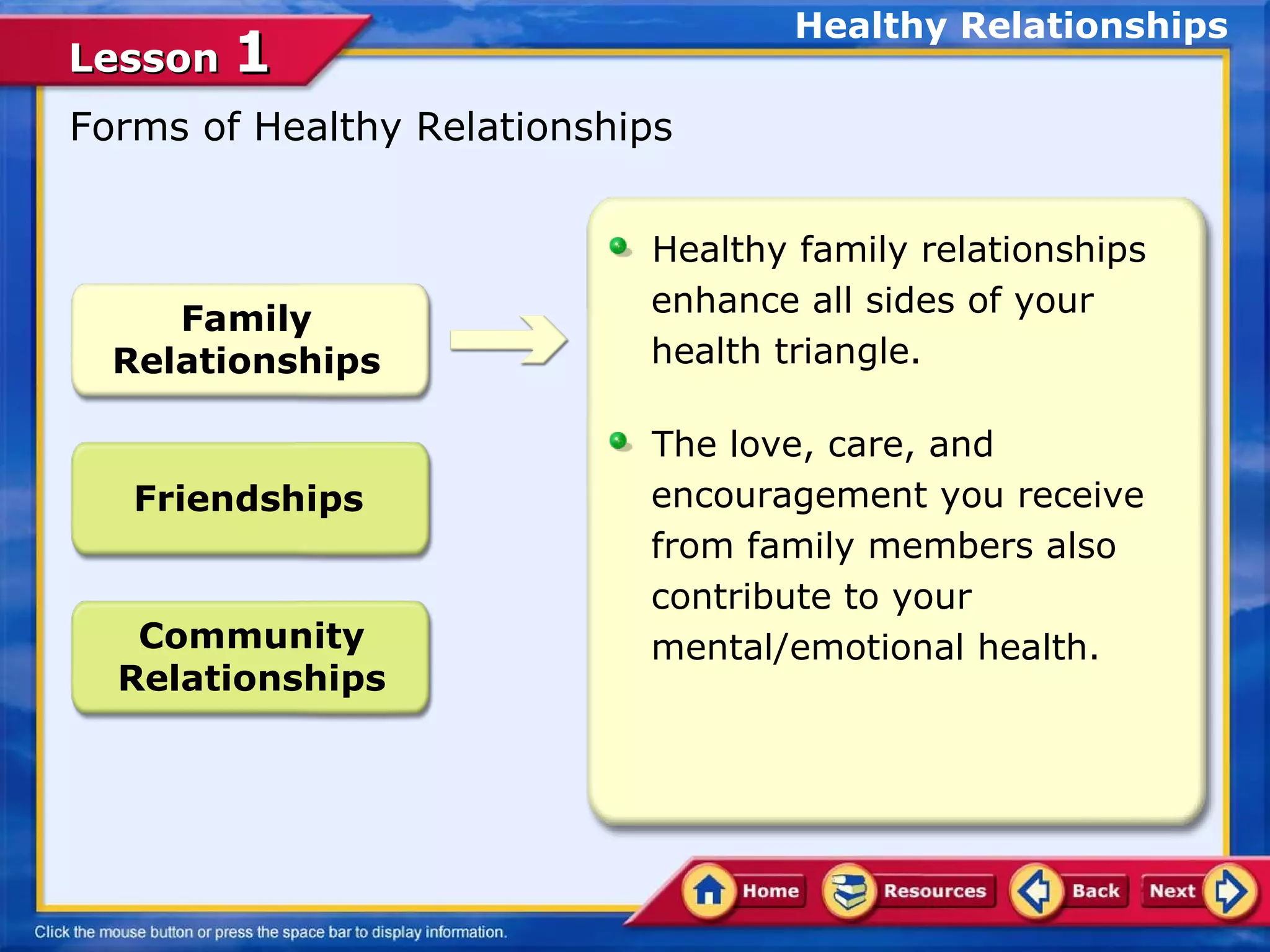 Lesson 1 foundations of healthy relationships | PPT