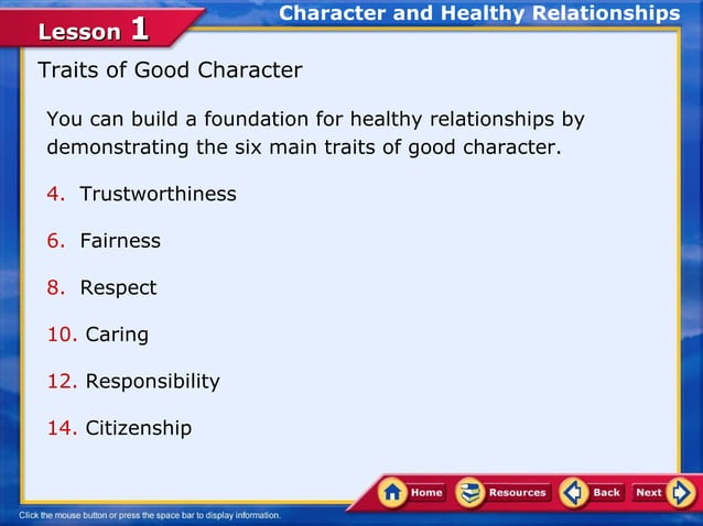 Lesson 1 foundations of healthy relationships | PPT