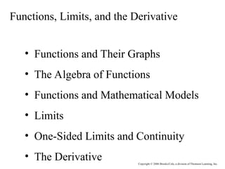 Lesson1 Functions, and Derivatives.ppt