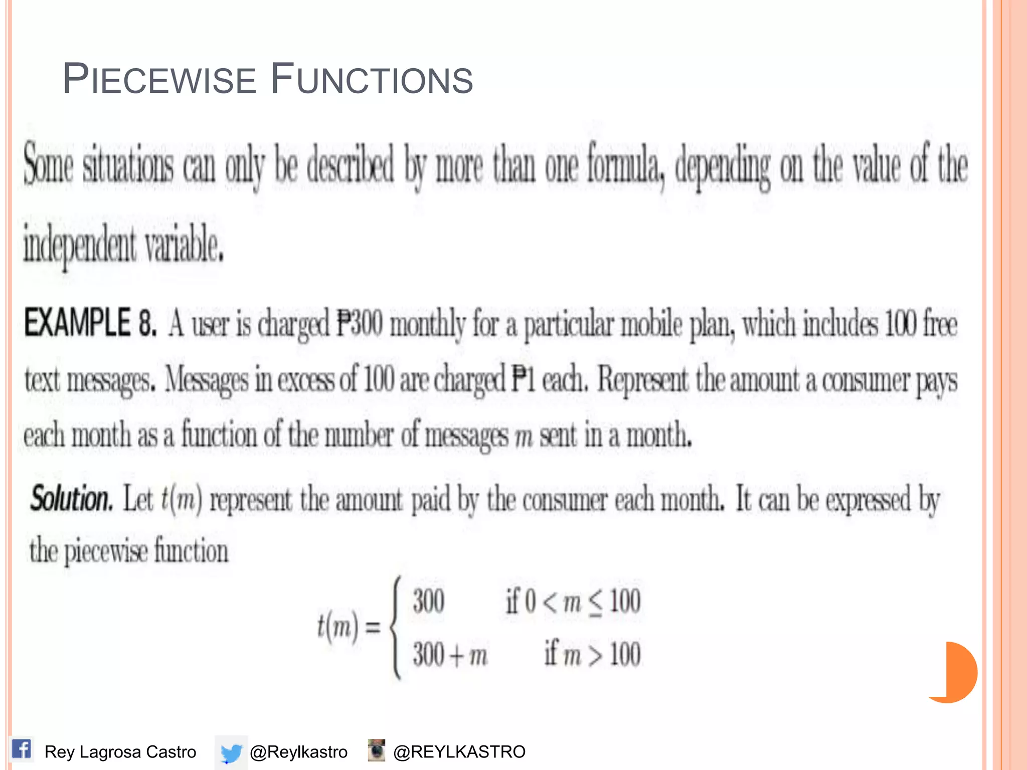 Lesson 1 function as model | PPTX