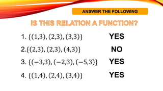 Lesson 1 functions as models | PPTX