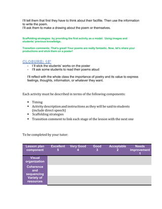 Lesson 1 GONZALEZ Soledad | DOCX | Homework and Study | Education