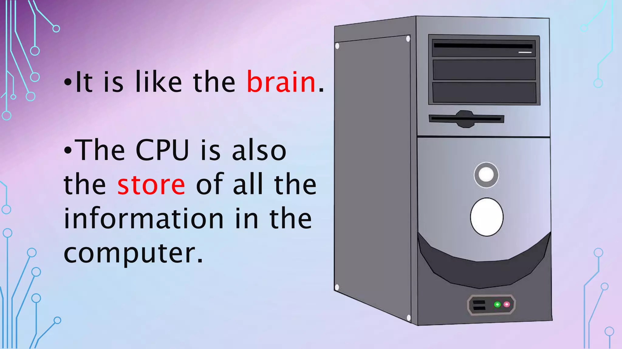 Computer Parts Lesson 1 | PPTX