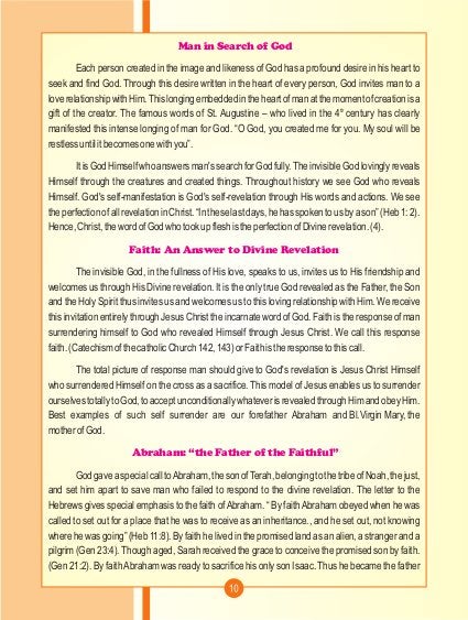 Syro malabar church catechism text class 12 Lesson 1 James Adhikaram Lourdes Forane Church ...