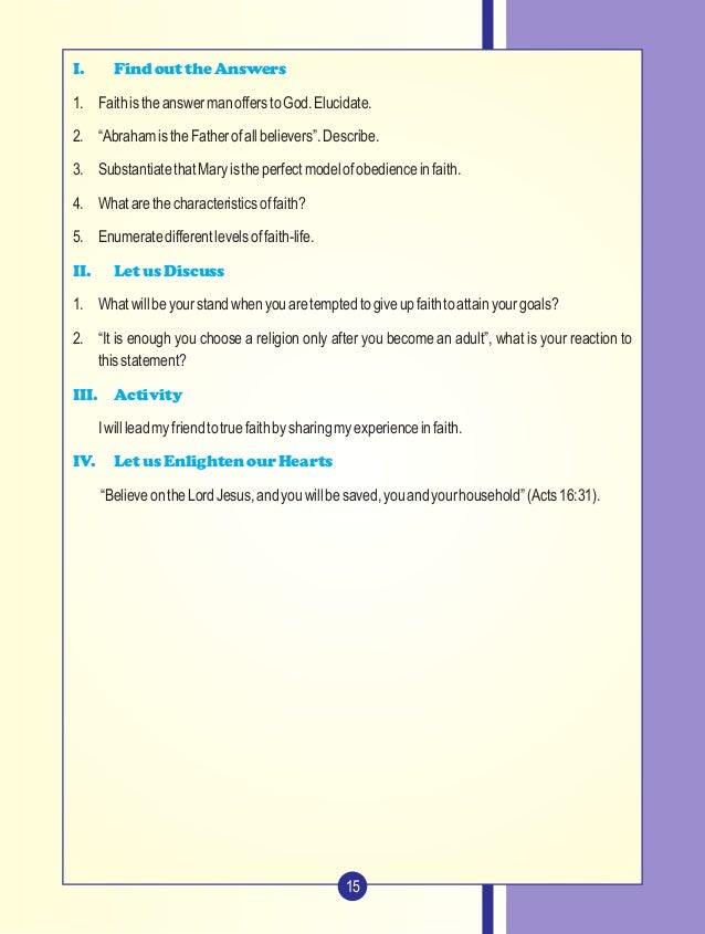 Syro malabar church catechism text class 12 Lesson 1 James Adhikaram ...