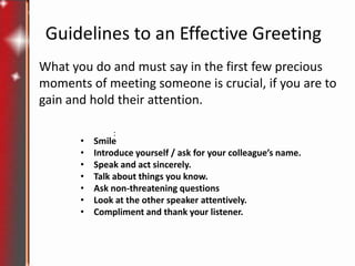 Lesson 1 greetings_and_introductions | PPTX