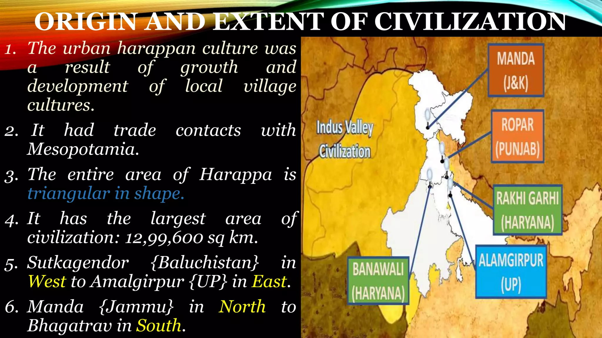 Harappan Civilizations ICSE History & Civics | PPTX