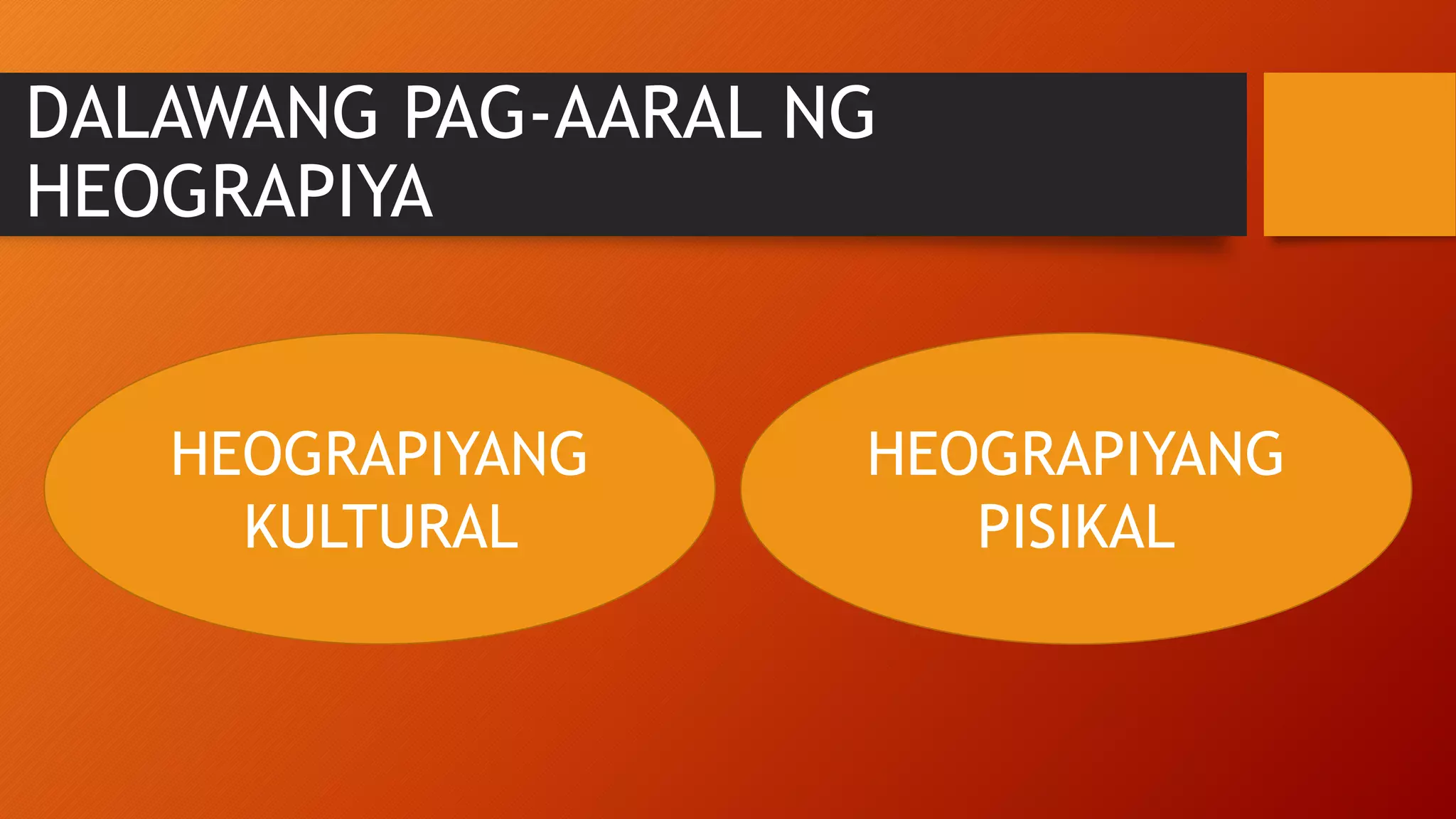 LIMANG TEMA NG HEOGRAPIYA | PPTX