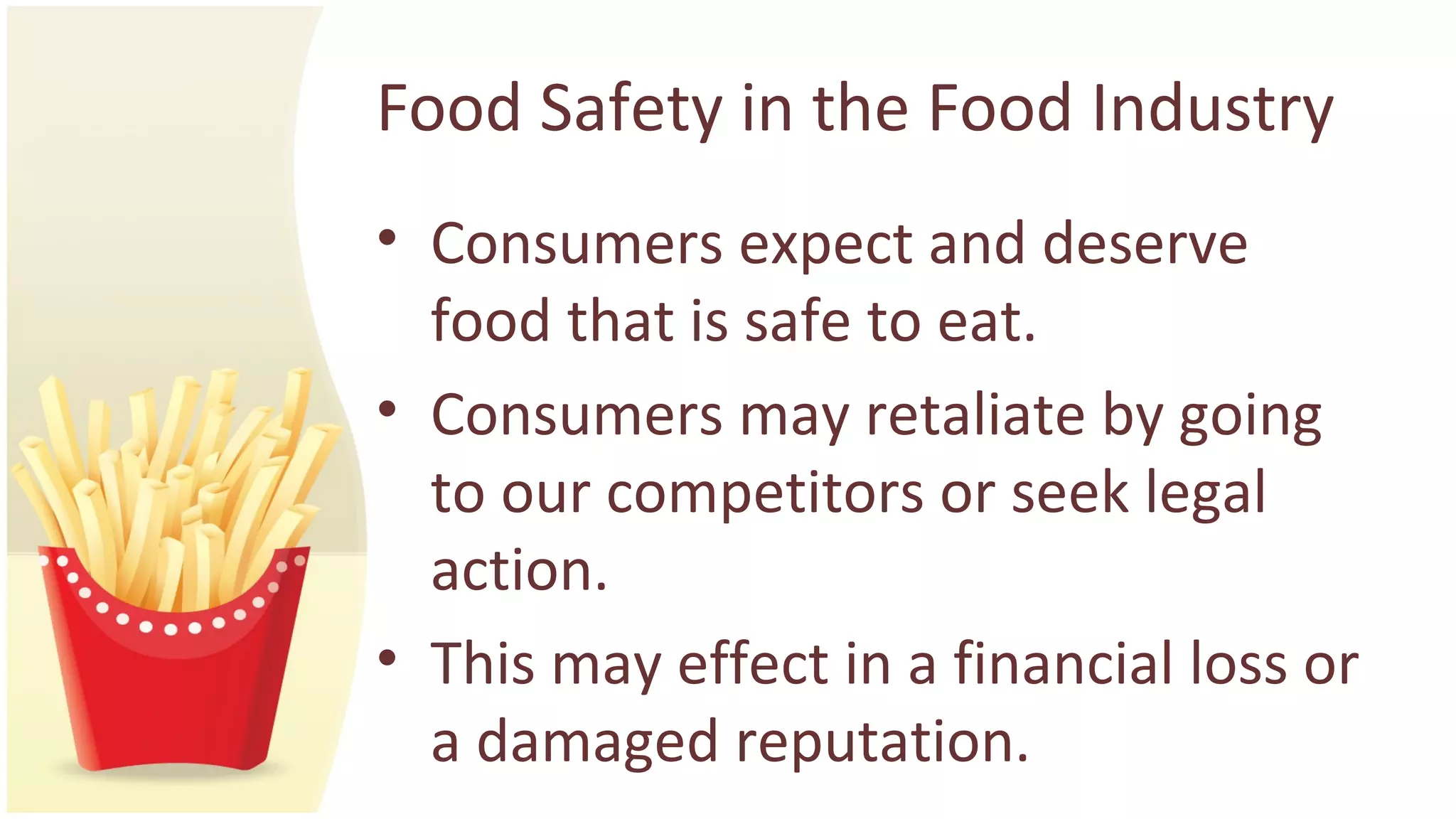 Lesson 1 Introduction to Food Safety | PPT