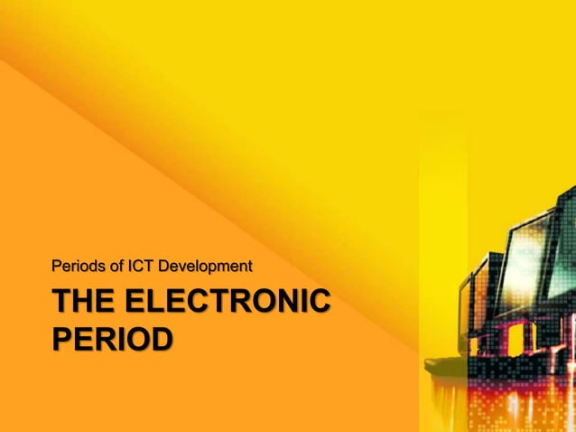 Historical background of ICT | PPTX | Science