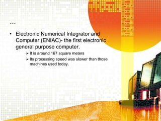 Historical background of ICT | PPTX