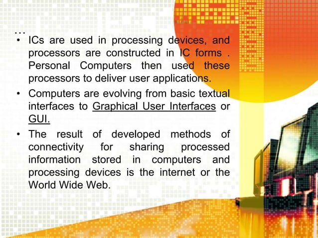 Historical background of ICT | PPTX | Science
