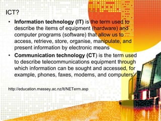 Historical background of ICT | PPTX