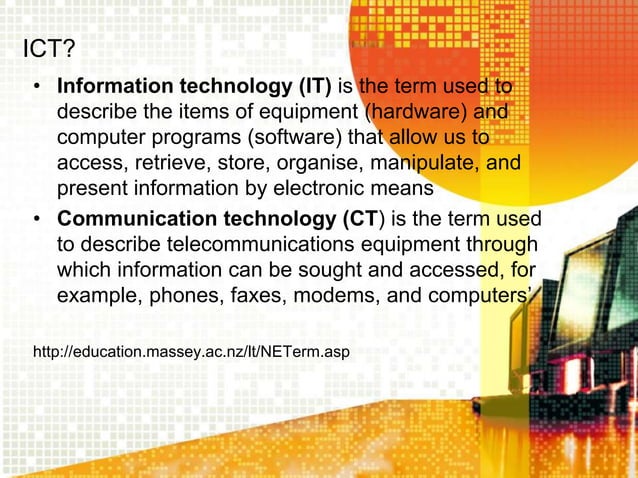 Historical background of ICT | PPTX | Science