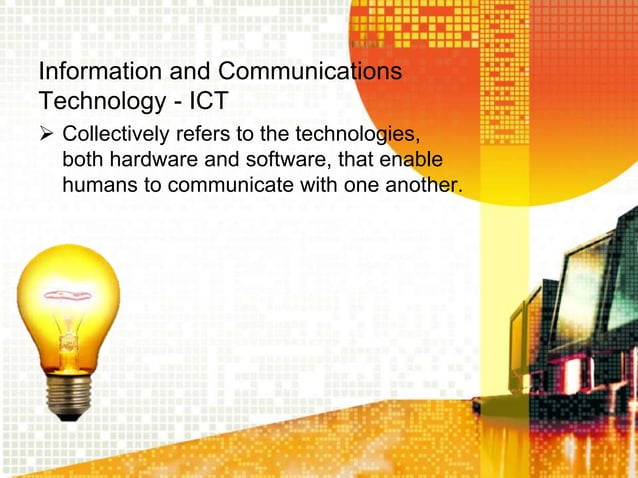 Historical background of ICT | PPTX | Science