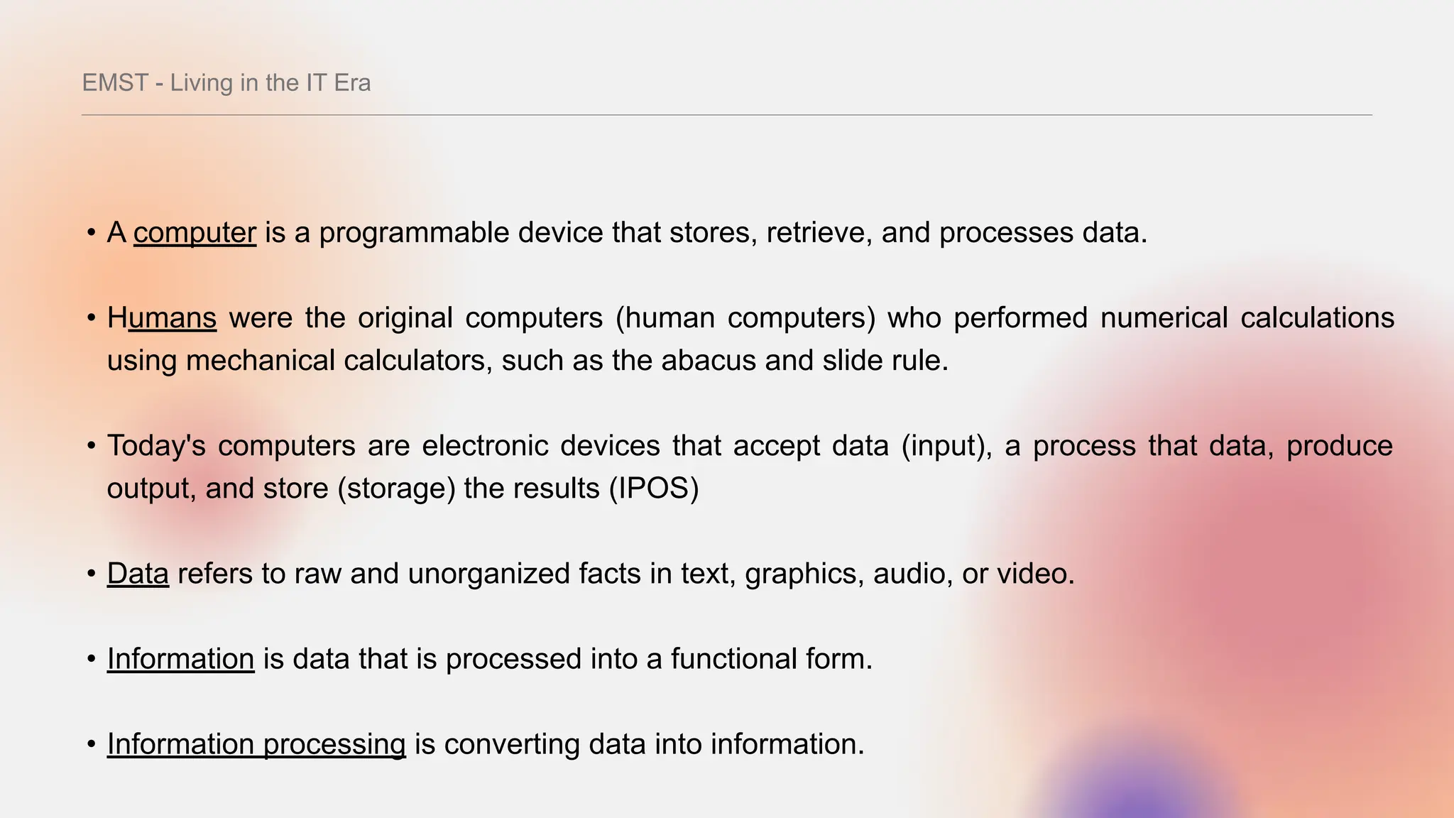 Lesson 1 History And Evolution Of Computers Pdf Computing
