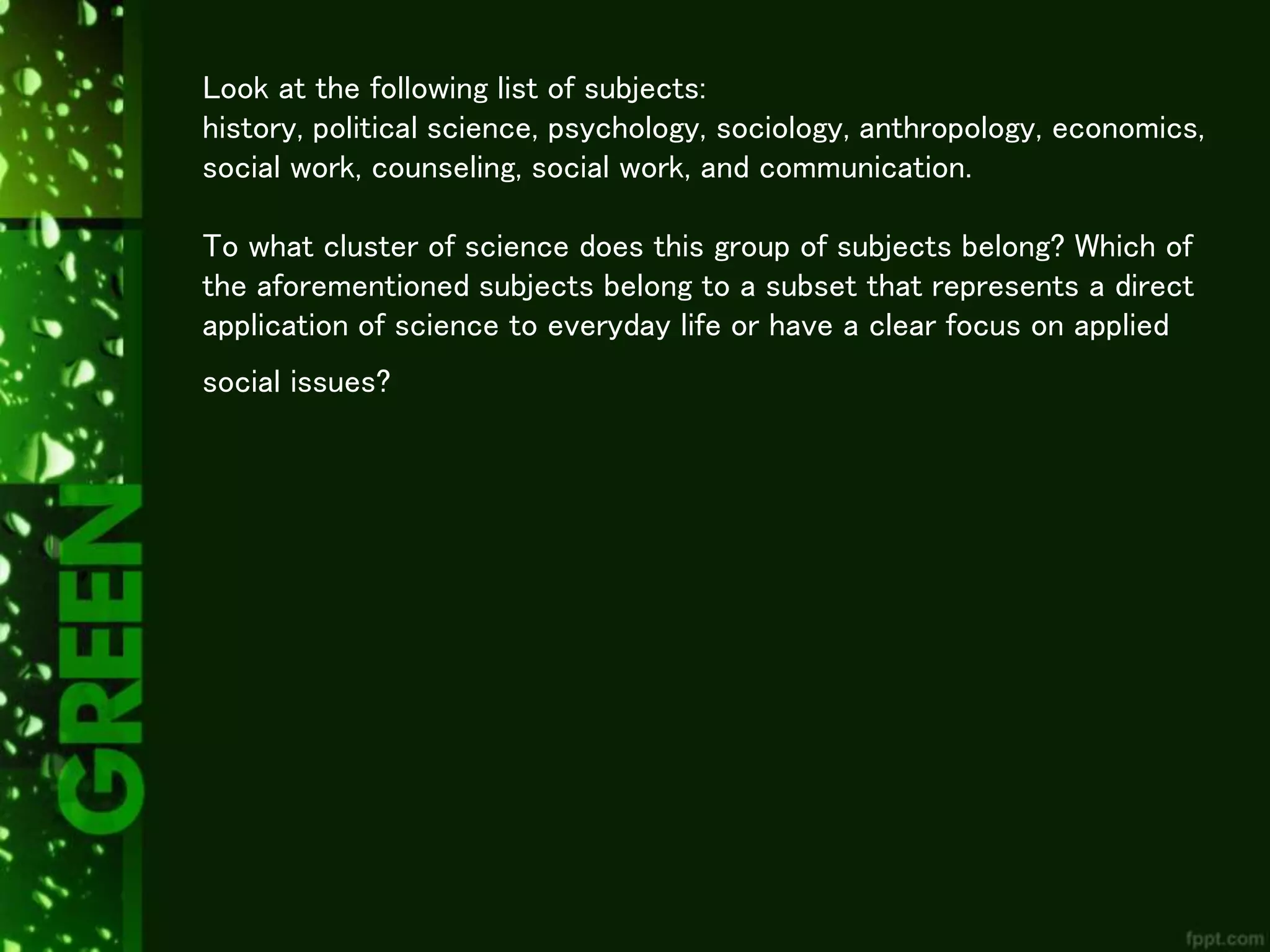 Lesson 1 in Discipine and Ideas in Applied Social Sciences(lessons and ...