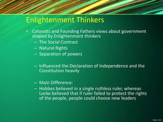 Influences On American Colonial Govt | PPT