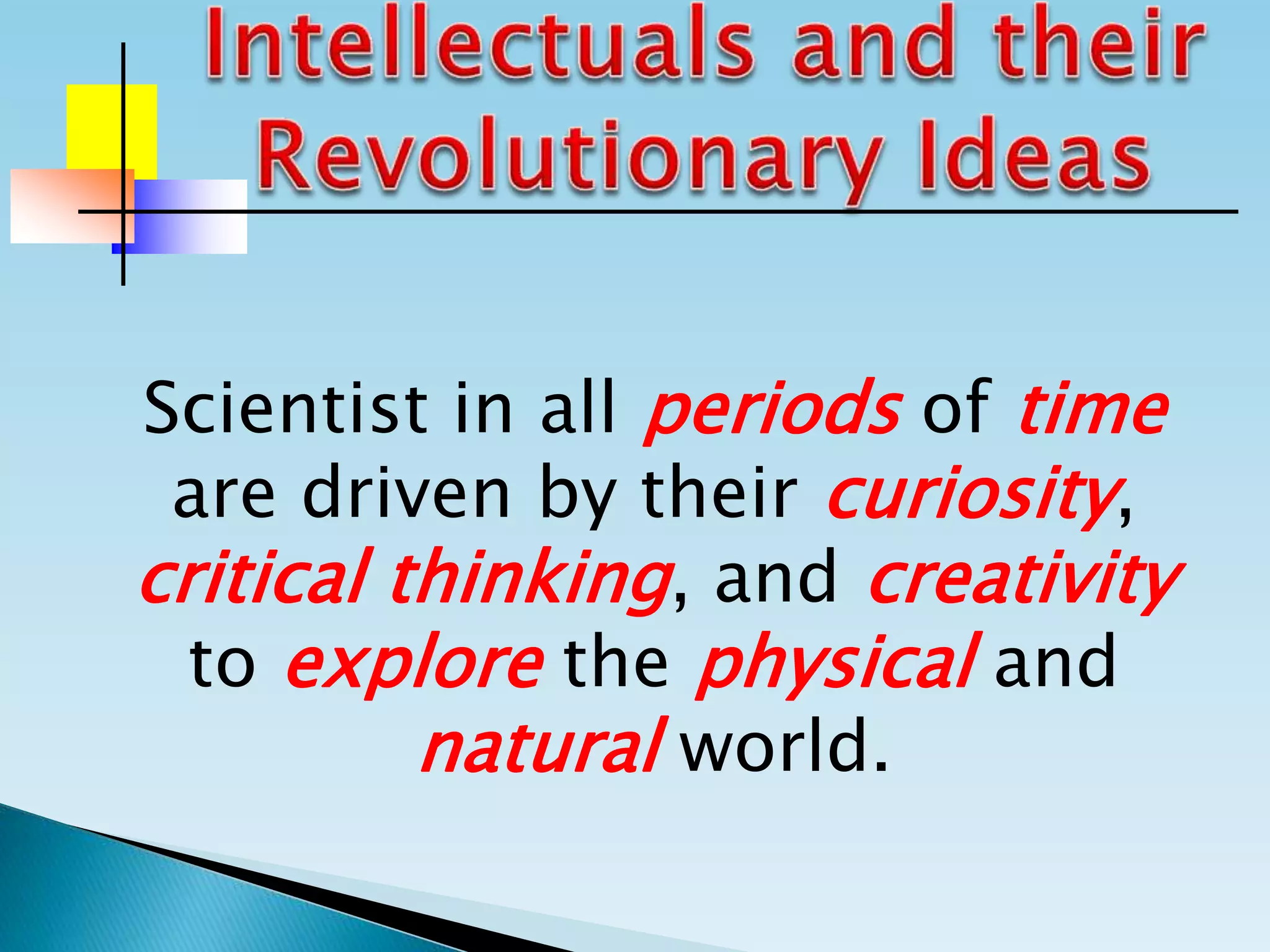 Lesson 1 intellectual revolutions that define society | PPTX ...