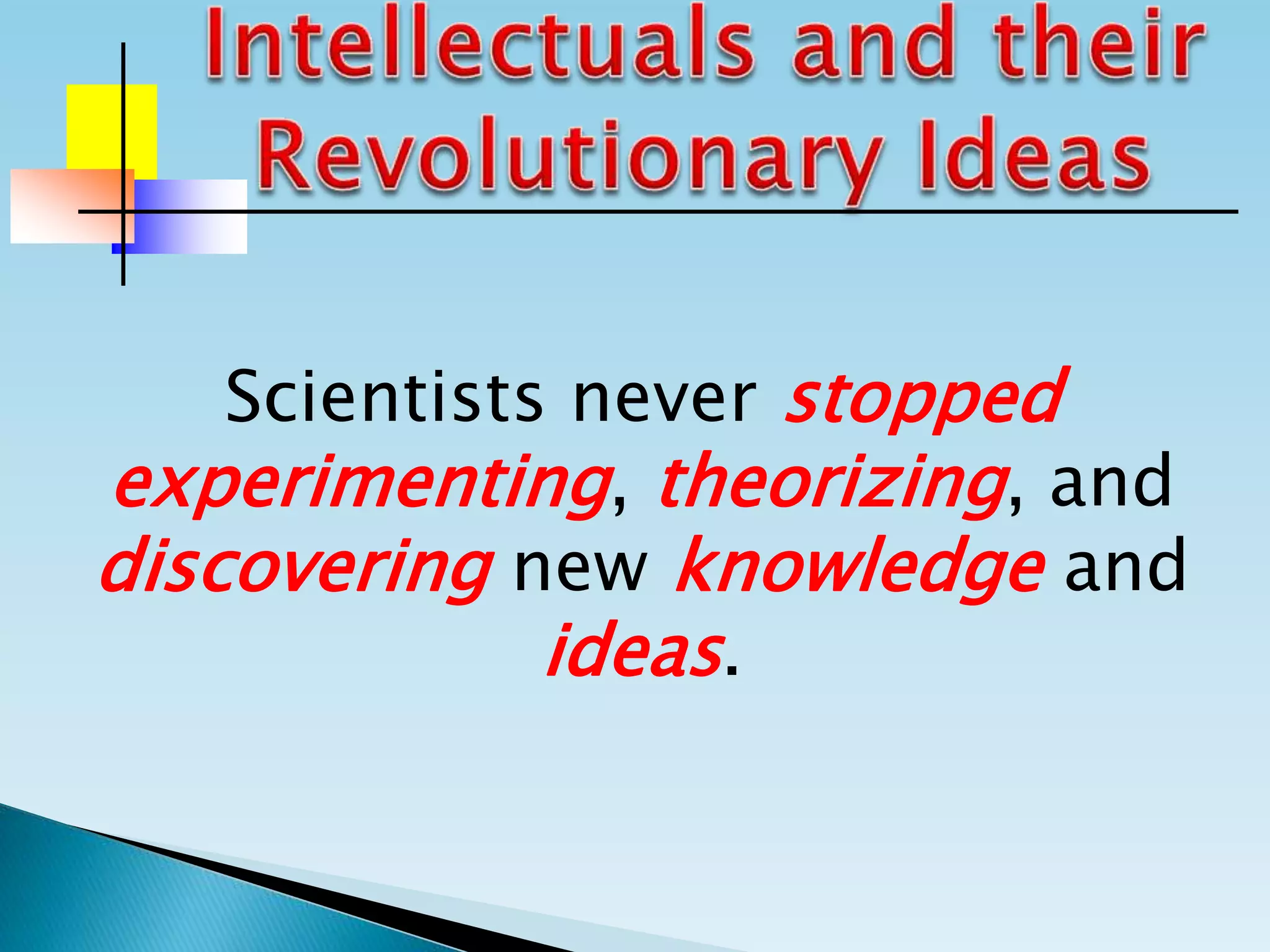 Lesson 1 intellectual revolutions that define society | PPTX