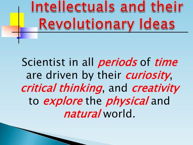 Lesson 1 intellectual revolutions that define society | PPTX ...