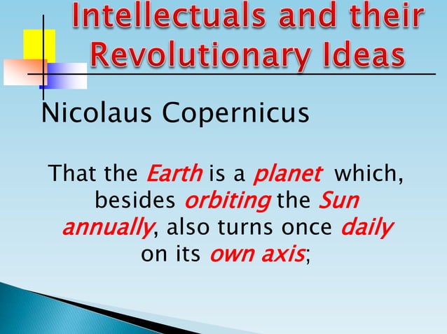 Lesson 1 intellectual revolutions that define society | PPTX ...