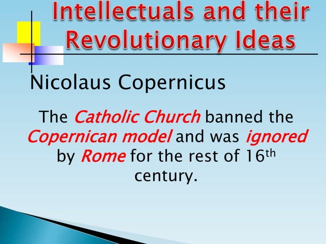 Lesson 1 intellectual revolutions that define society | PPTX ...