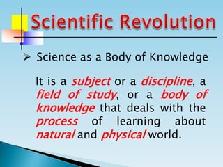 Scientific Revolution Inventions List