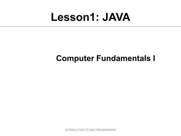 Lesson1 intro | PPT