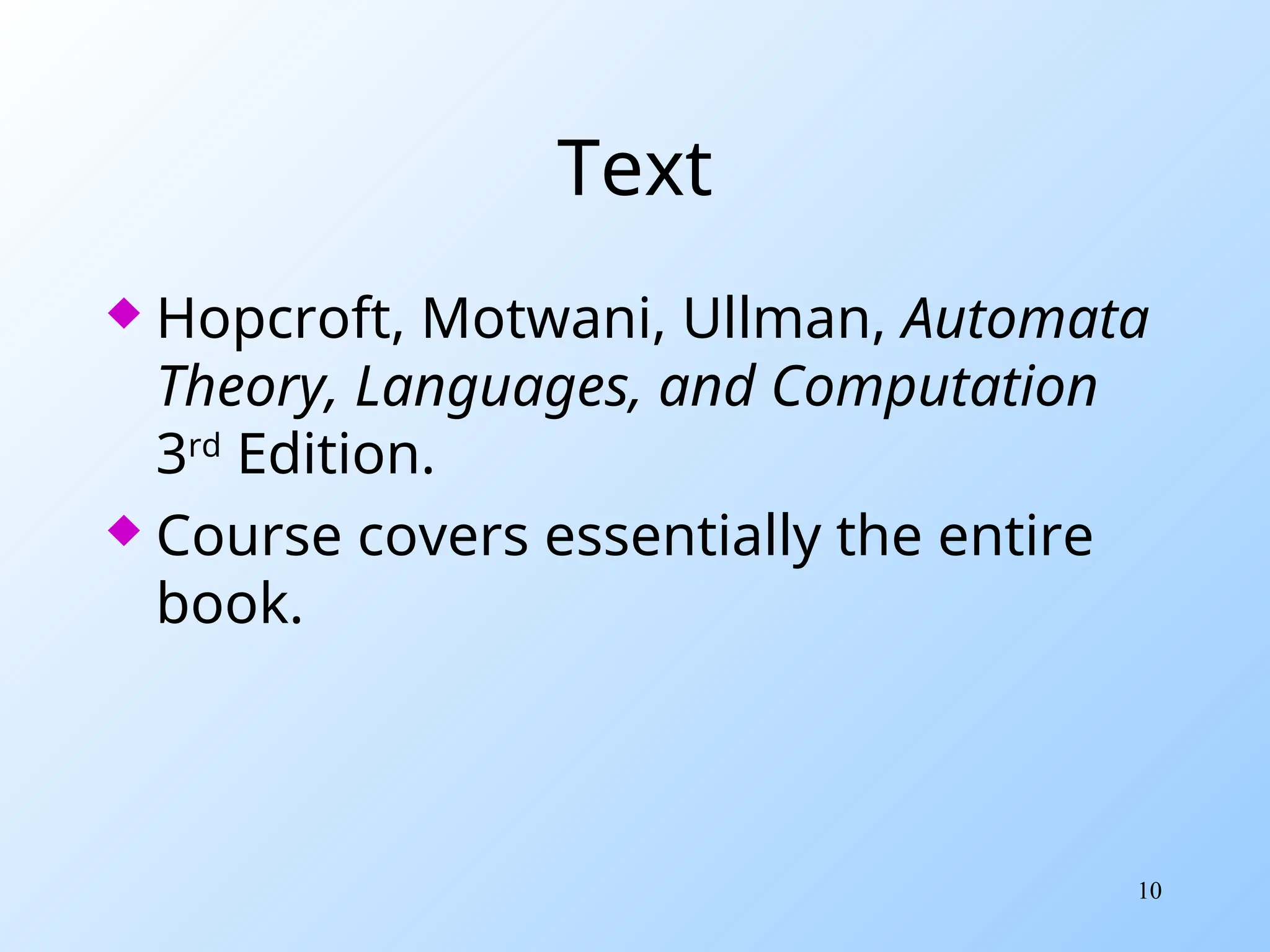 Lesson 1 Intro To Automata Theory Applicationppt Programming Languages Computing