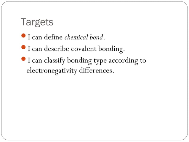 Lesson 1 Intro to Chemical Bonding | PPT