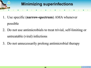 lesson 1 Introduction and General Principle of antimicrobial therapy (1 ...