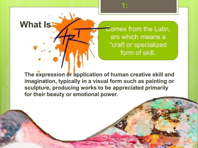 Lesson 1 introduction to art appreciation | PPTX