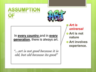 Lesson 1 introduction to art appreciation | PPTX