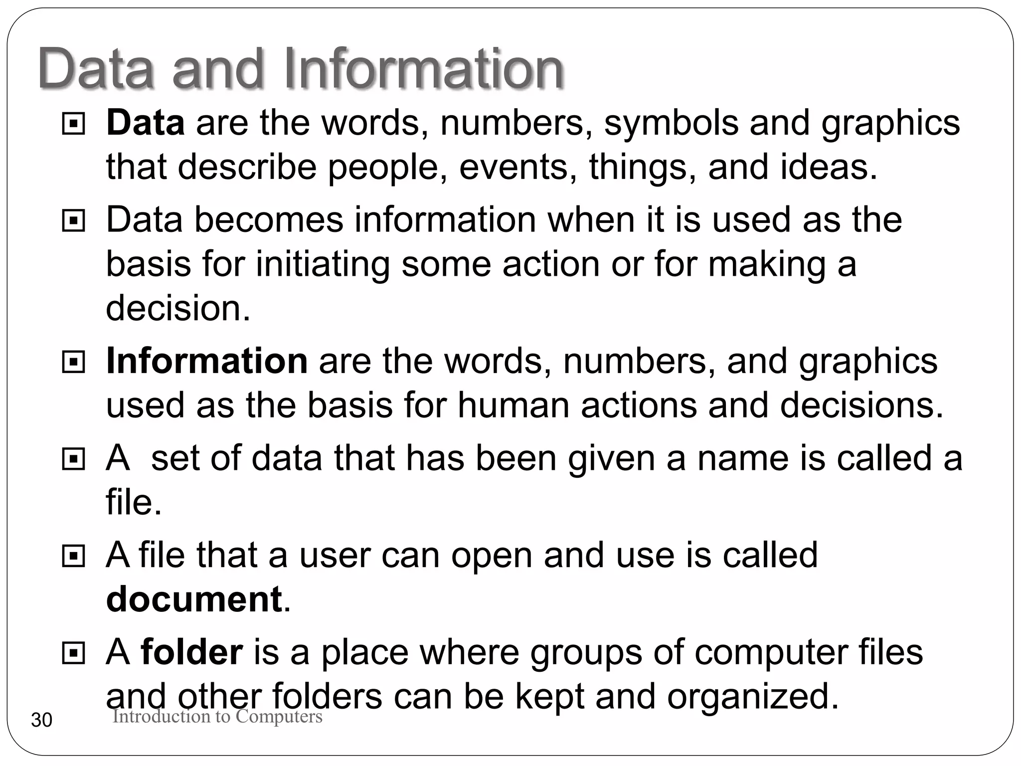 lesson_1_Introduction_to_computers_pptx.pptx | Data Storage and Warehousing | Computing