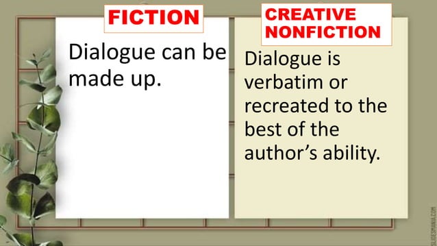 lesson 1 introduction to creative nonfiction.pptx | Fiction | Books and ...