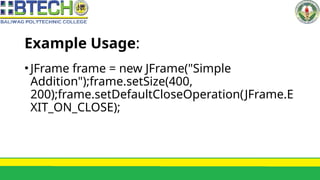Lesson1 Introduction to GUI and Java Swing Components.pptx