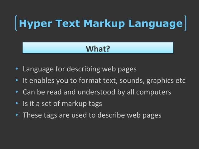 Lesson 1: Introduction to HTML | PDF | Web Design and HTML | Internet