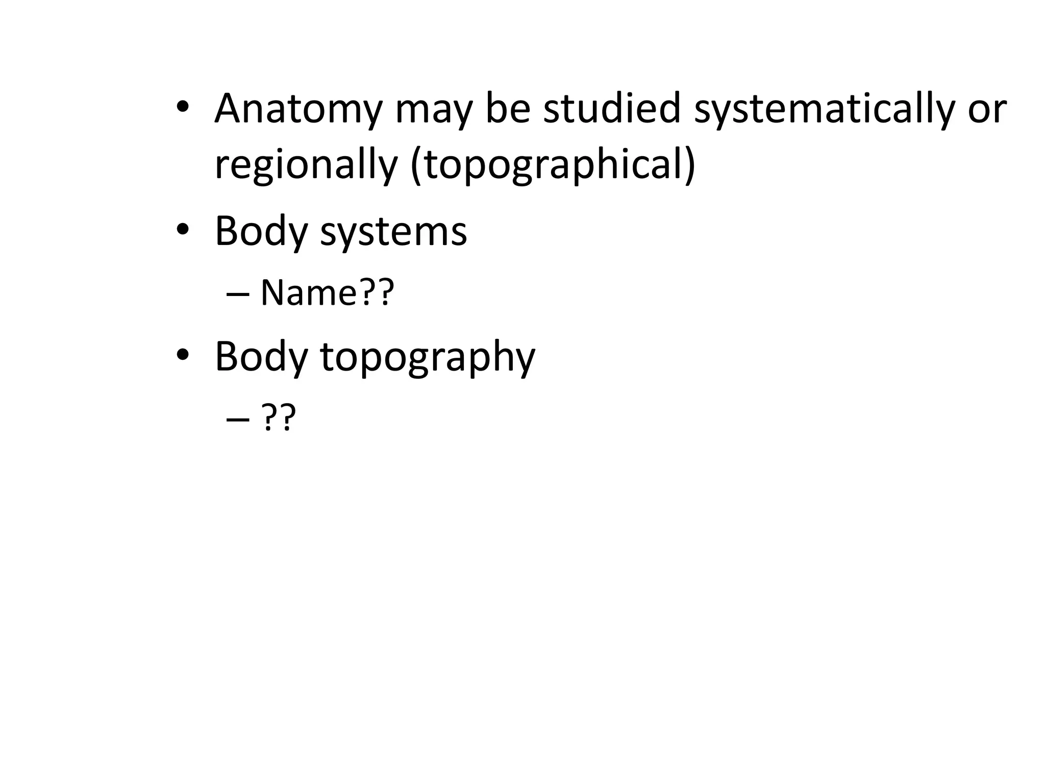 Lesson 1 introduction to human anat and cell structure | PDF