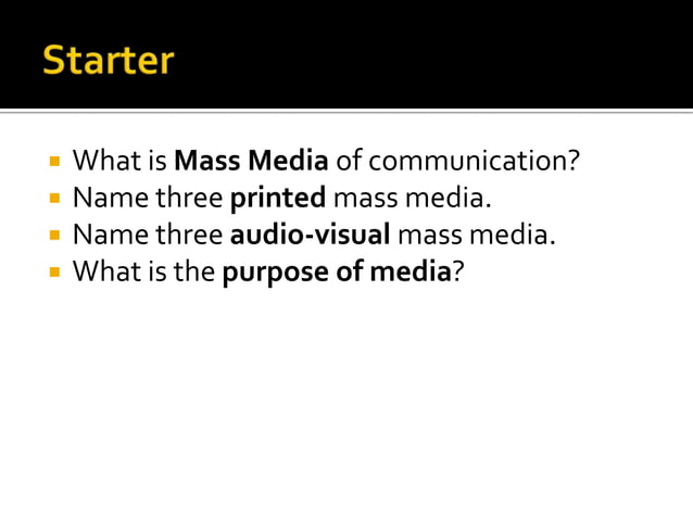 Introduction to Media Studies_What is Media Studies?