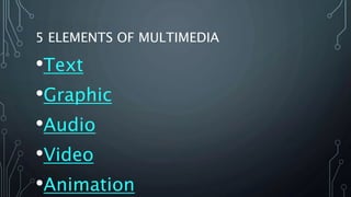 Lesson 1 introduction to multimedia | PPTX | Internet for Beginners ...