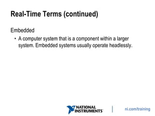 Lesson 1 introduction to real time | PPT